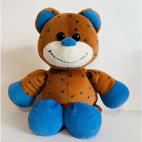 Gund | Toys | Gund Threads Everland Bobbin Brown Bear Blue Polka Dots ...